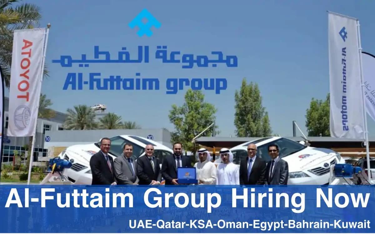 Al Futtaim Job Vacancy Dubai, UAE, Qatar, KSA, Oman