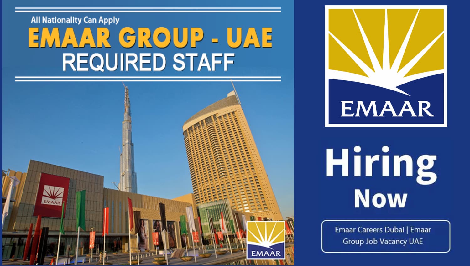 Emaar Jobs: Emaar Group Job Vacancy UAE /100+Jobs - GoInter