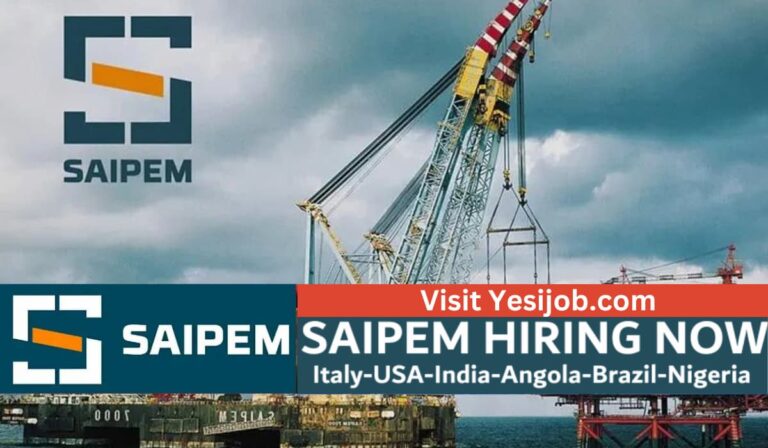 Saipem Jobs Worldwide: USA, UK, France, Italy, Brazil, Nigeria