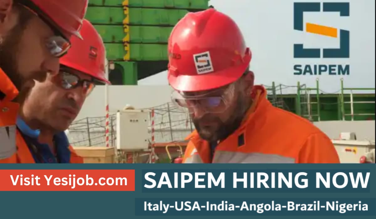 Saipem Oil and Gas Engineering Jobs: USA, Italy, France, UK