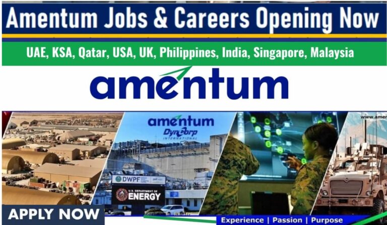 Amentum Careers UAE, Kuwait, Australia, Oman, KSA, Iraq, Bahrain, Qatar